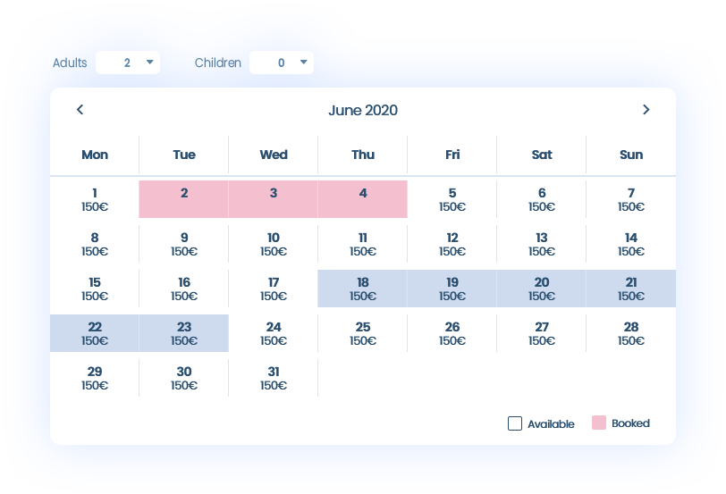 Hotel website design
